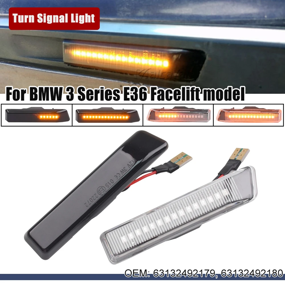 Dynamic-Side-Marker-Light-For-BMW-X5-E53-1999-2000-2001-2002-2003-2004 ...