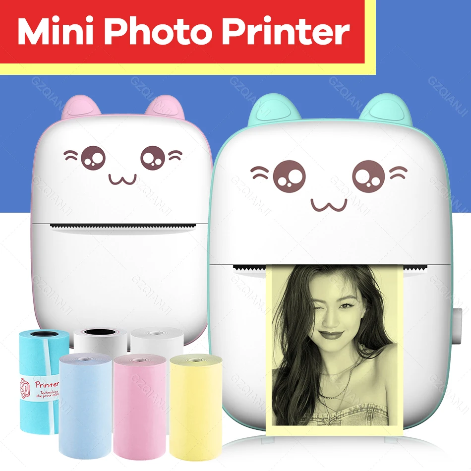 58mm-Mini-Label-Printer-Smart-Pocket-Photo-Printer-For-Phone-Bluetooth ...