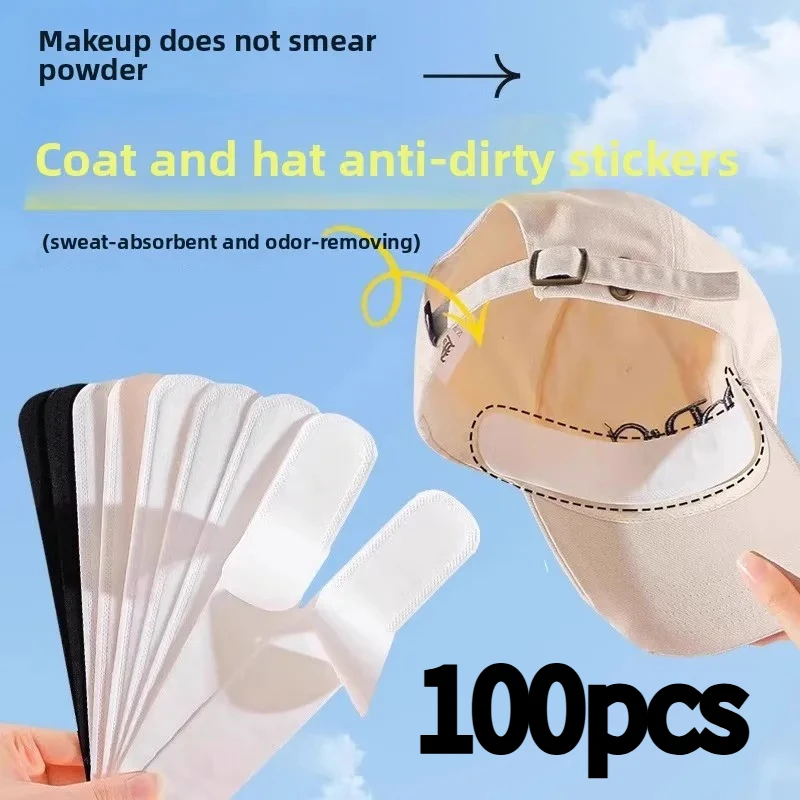 Disposable Hat Sweat Pad Adjustable Absorbent Hat Liner for Baseball ...