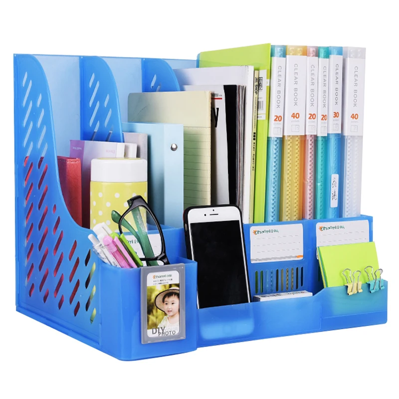 Multifunction-Office-Desk-Organizer-File-Box-A4-Magazine-Stand-Desk ...