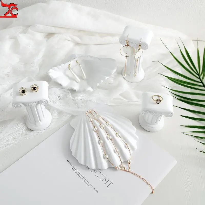 Geometric-Gypsum-Earring-Rack-Ring-Placement-Jewelry-Display-Rack ...