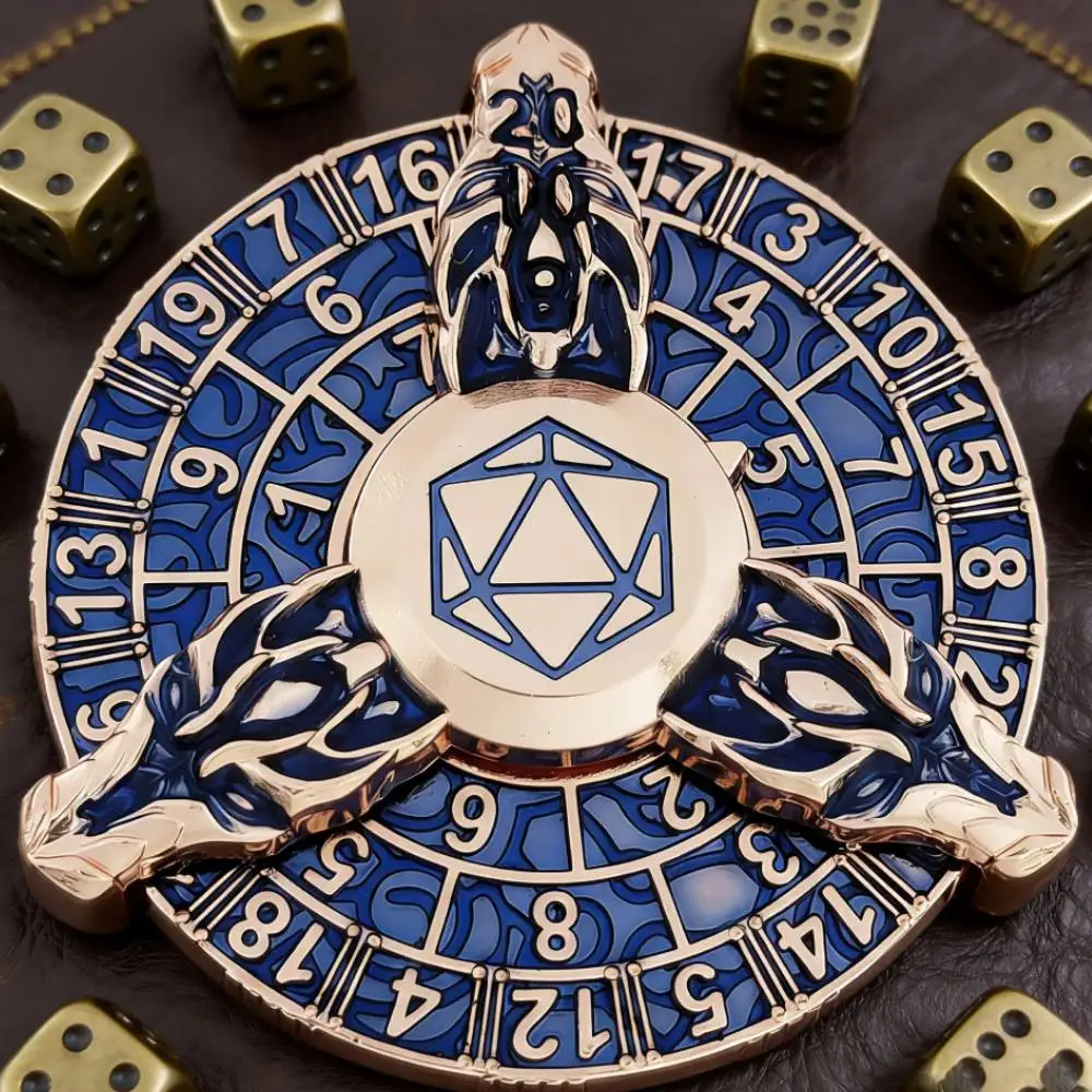 Roulette Dice Spinner Metal Dice for Dungeon and Dragons DND RPG ...