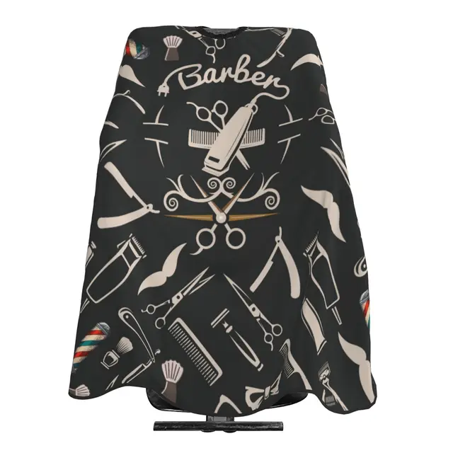 Barber Haircut Cloth Hairdresser Apron Hair Cut Cape Hairdress Gown ...