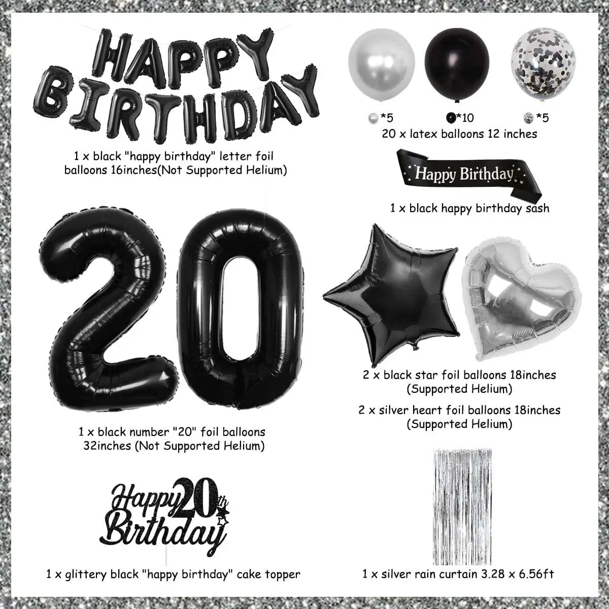20th Birthday Party Decorations