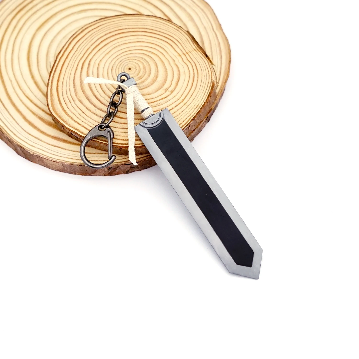 Anime-Cartoon-Keychain-Metal-Key-Chain-Keychains-for-Men-Guts-Black ...