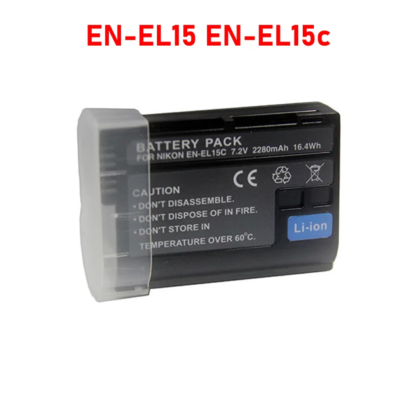 EN-EL15c EN-EL15b EN-EL15a ENEL15 Rechargeable Lithium-ion Battery for ...