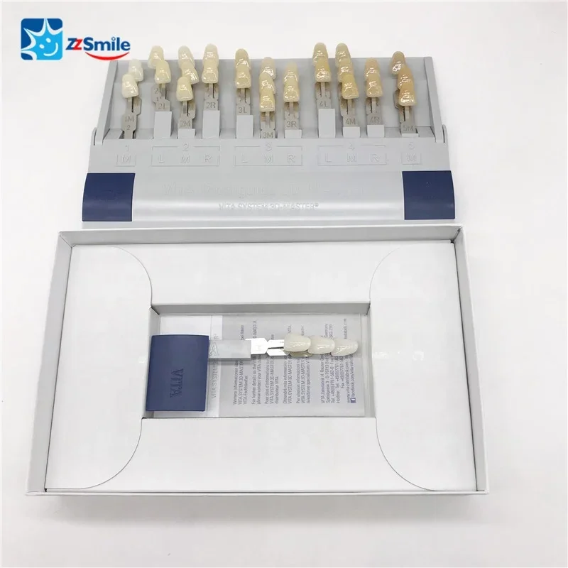 Dentals Teeth Color Guide Toothguide 3D-MASTER with Bleached Shade ...