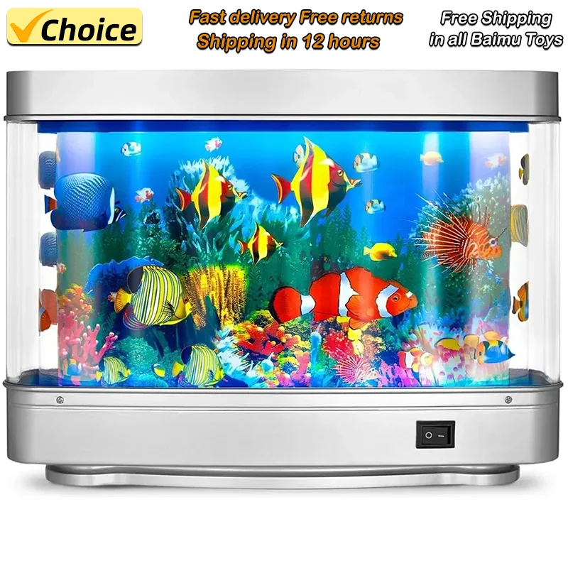 Artificial-Tropical-Fish-Tank-Lamps-Aquarium-Decorative-Night-Light ...