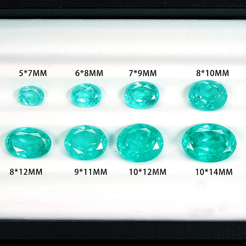 oval-shape-lab-grown-paraiba-color-Yttrium-Aluminum-Garnet-Cultivated ...