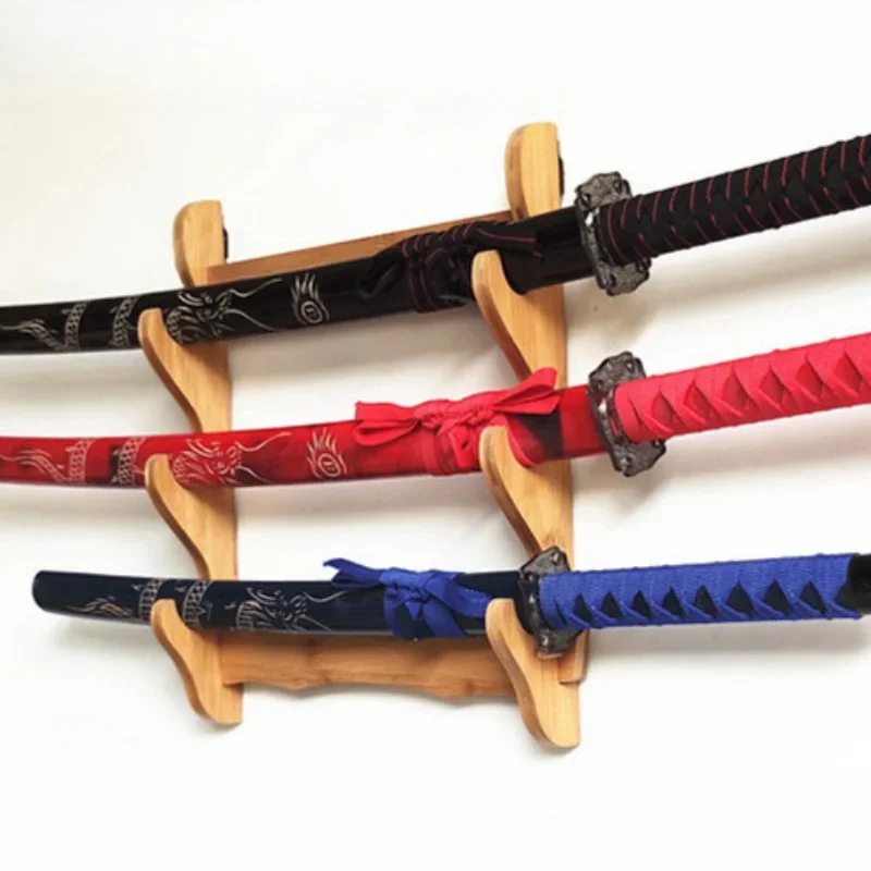 Wall-Mount-Katana-Support-Wooden-Sword-Holder-Rack-Rapier-Sabre-Display ...