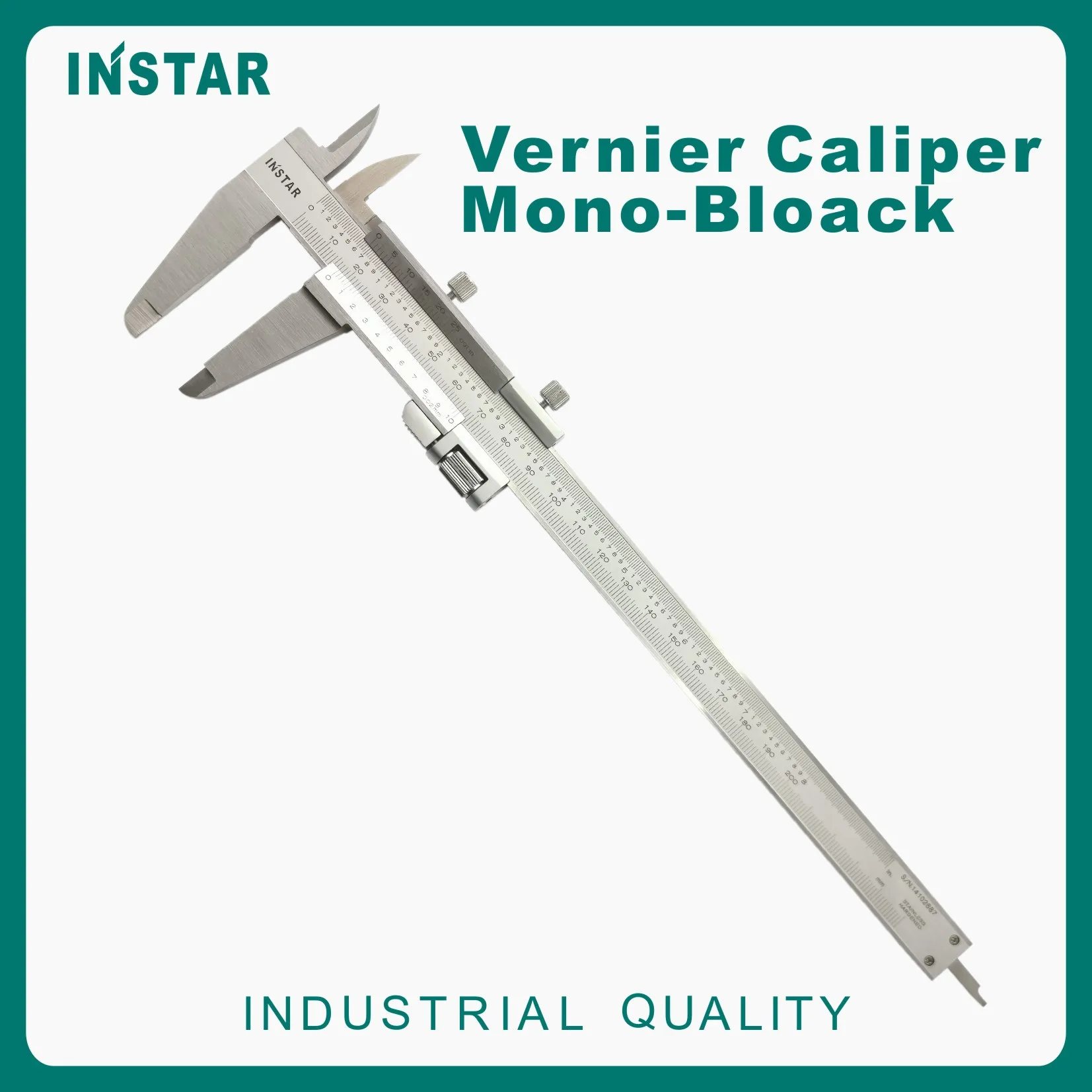 INSTAR Vernier Caliper Mono-Block Stainless Steel 150mm/6" DIN Standard ...