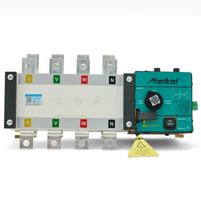 250A-300A-4P-ATS-Aiskai-diesel-generator-dual-power-automatic-transfer ...