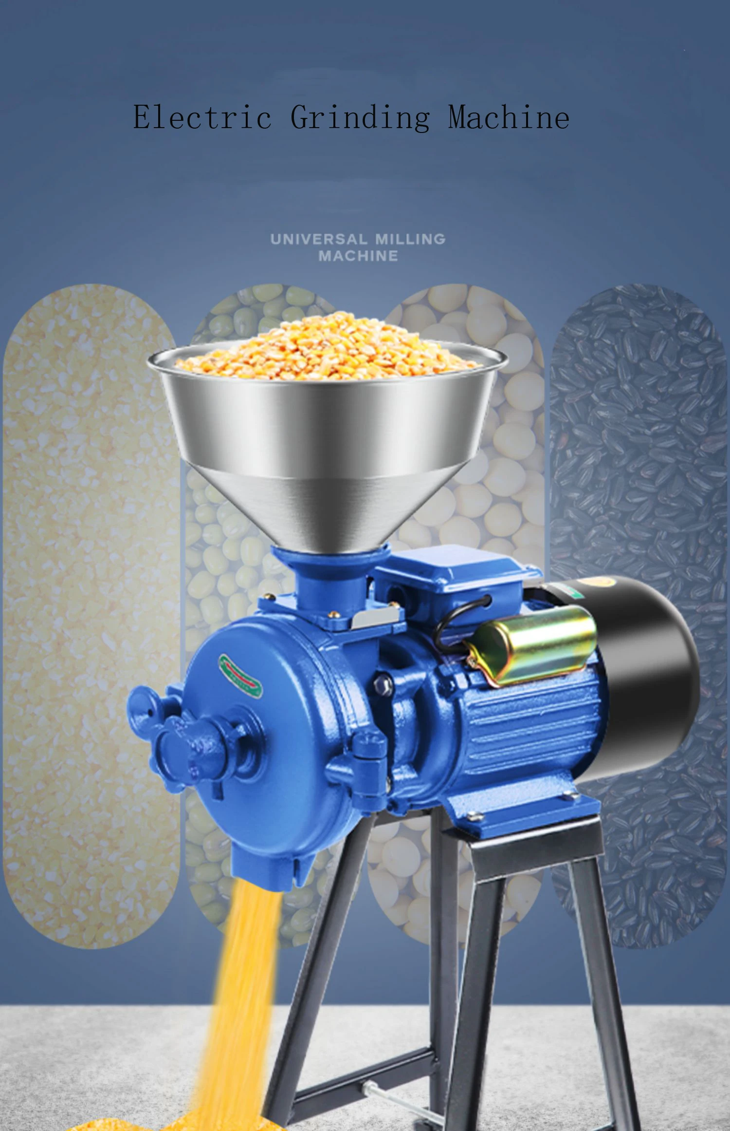 110V 220V Electric Grinding Machine Powder Grinder Grain Spice Corn Crusher Commercial Household Food Mill Powder Flour AliExpress 6