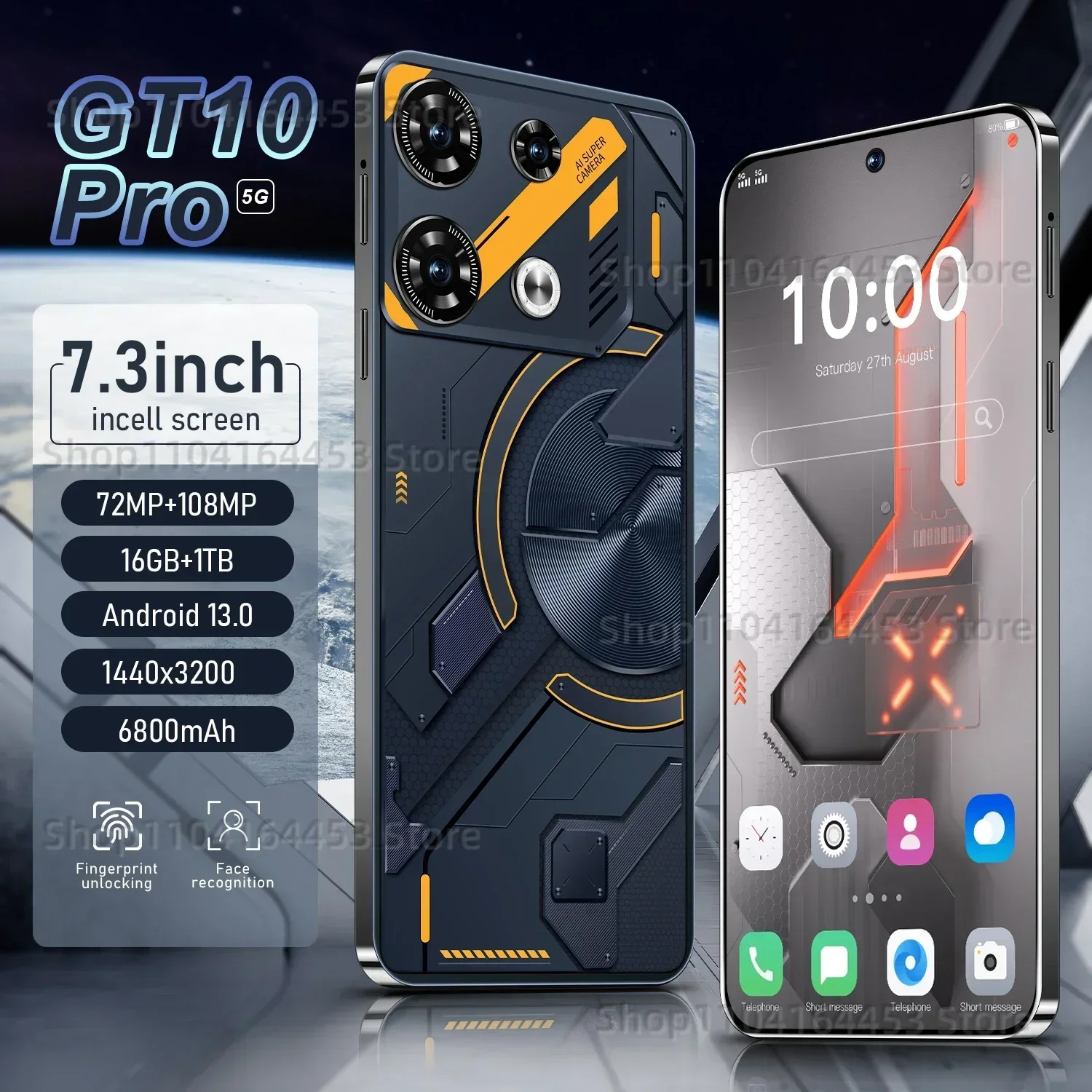 Celulares-gt10-pro-smartphone-5g-original-7-3hd-16g-1t-duplo-sim ...