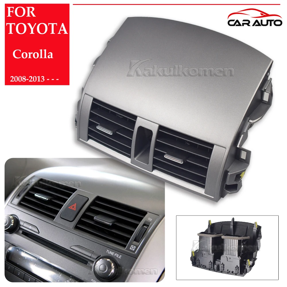 Center-Dash-A-C-Outlet-Air-Vent-Panel-For-Toyota-Corolla-2008-2013 ...