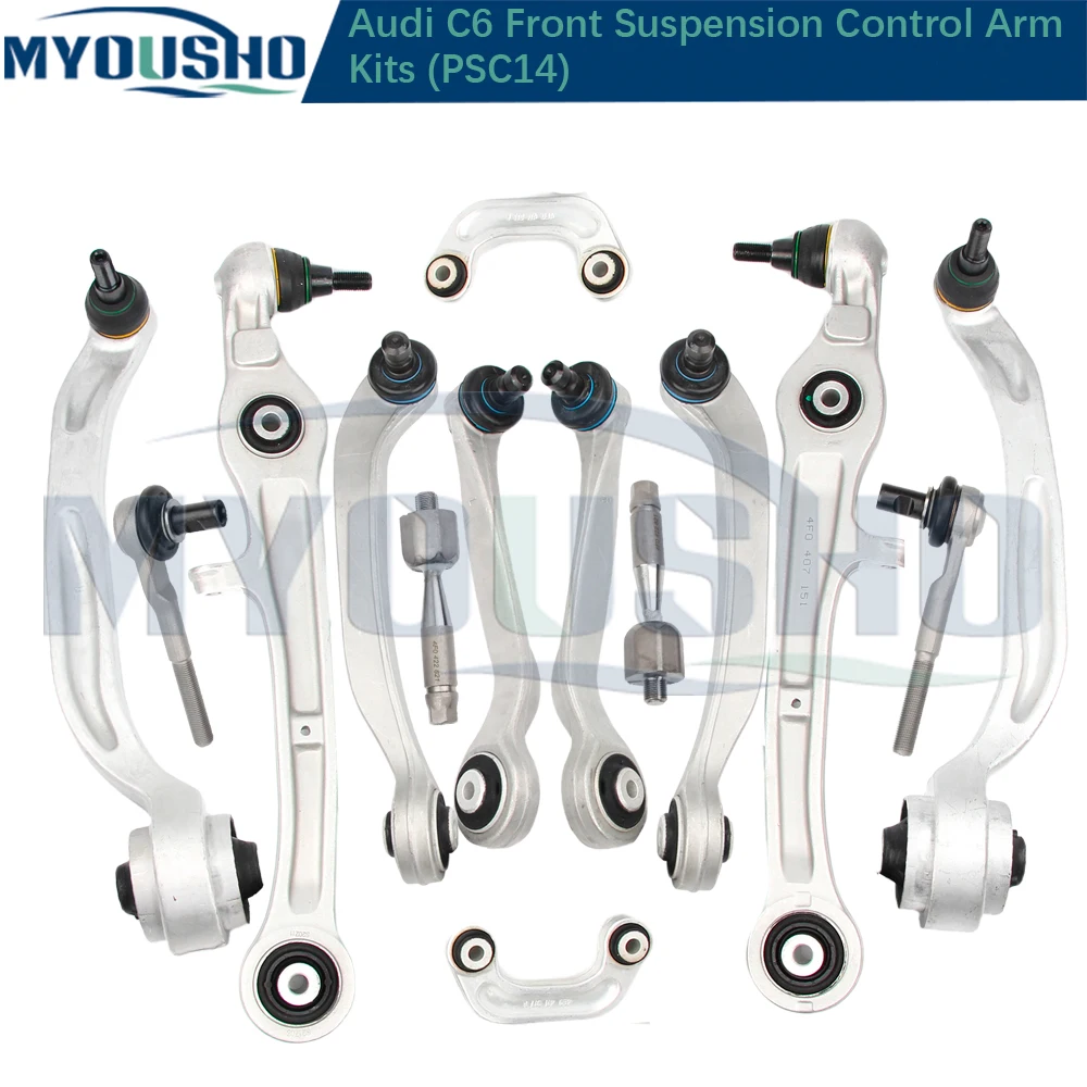 Myosho14pcs-Front-Supspension-Control-Arm-Ball-Joint-Stabilizer-Link ...