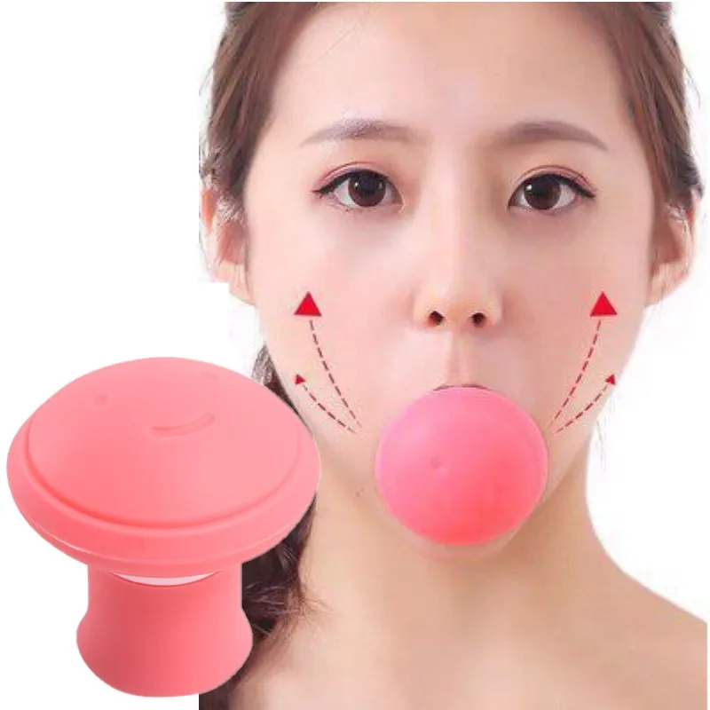 Jawline Jaw Exerciser Facial Lifter Silicone V Face Double Chin Remover Skin Care Muscle Chew ...