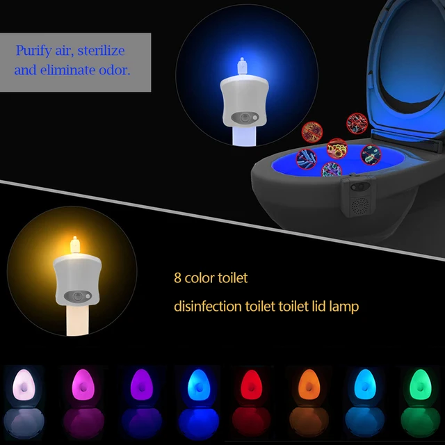 16 Color Led Éjszakai Könnyű Luminaria Wc -Hez Lógó Háttérvilágítás ...