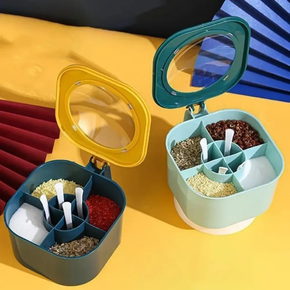 Spoon-Seasoning-Box-Hot-Sale-Multi-Compartment-Moisture-proof-Salt ...