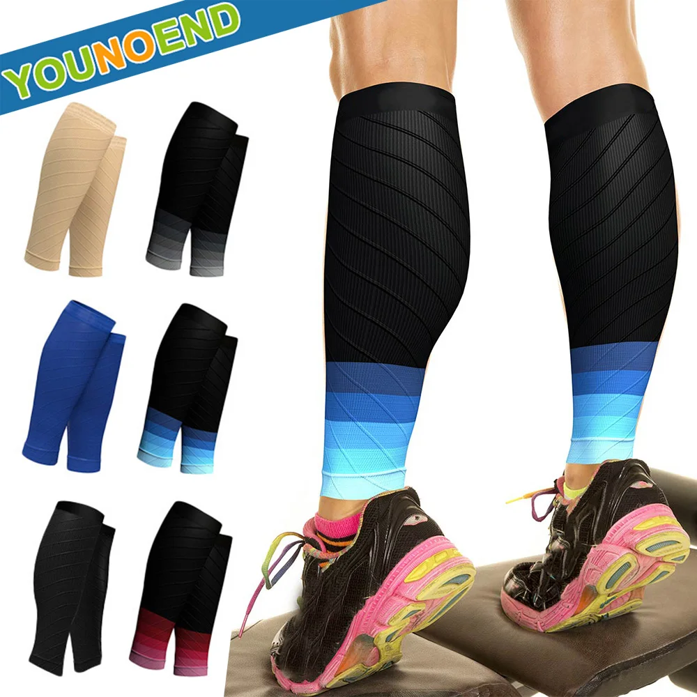 1Pair Sports Calf Compression Sleeves Women Men Leg Sleeve for Cycling ...
