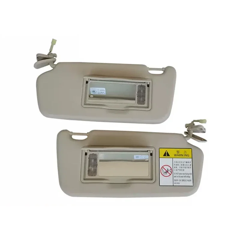 Auto-Inner-Sunvisor-Sun-Visor-Sun-Shade-With-Mirror-Light-Beige-For-DFM ...