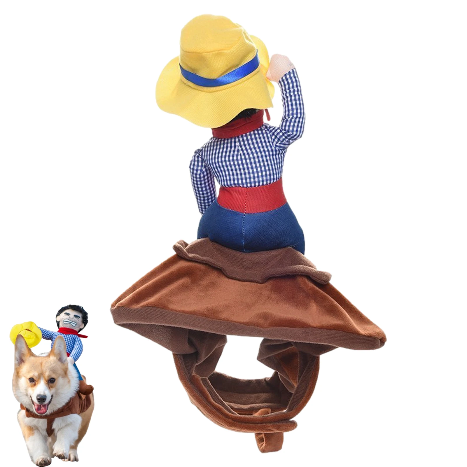 Traje-de-vaquero-para-perro-traje-ventilado-con-sujetadores-de-lazo ...