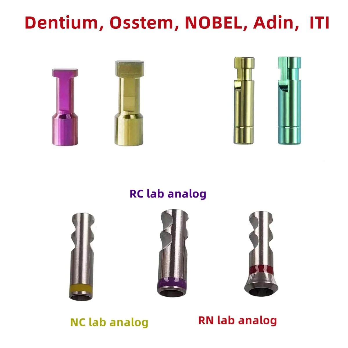 Dental-Implant-plaster-analog-Osstem-Dentium-Nobel-ITI-Planting ...