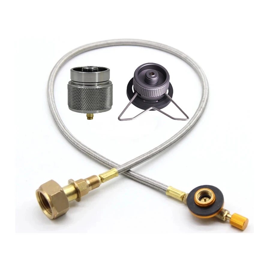 Camping-Gas-Tank-Interconnection-Pipe-Refill-Adapter-Outdoor-Camping ...