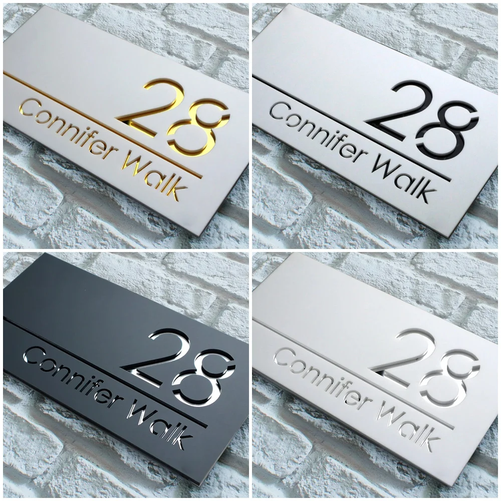 Acrylic-Laser-Cut-Customized-Sign-Outdoor-House-Numbers-Plate ...