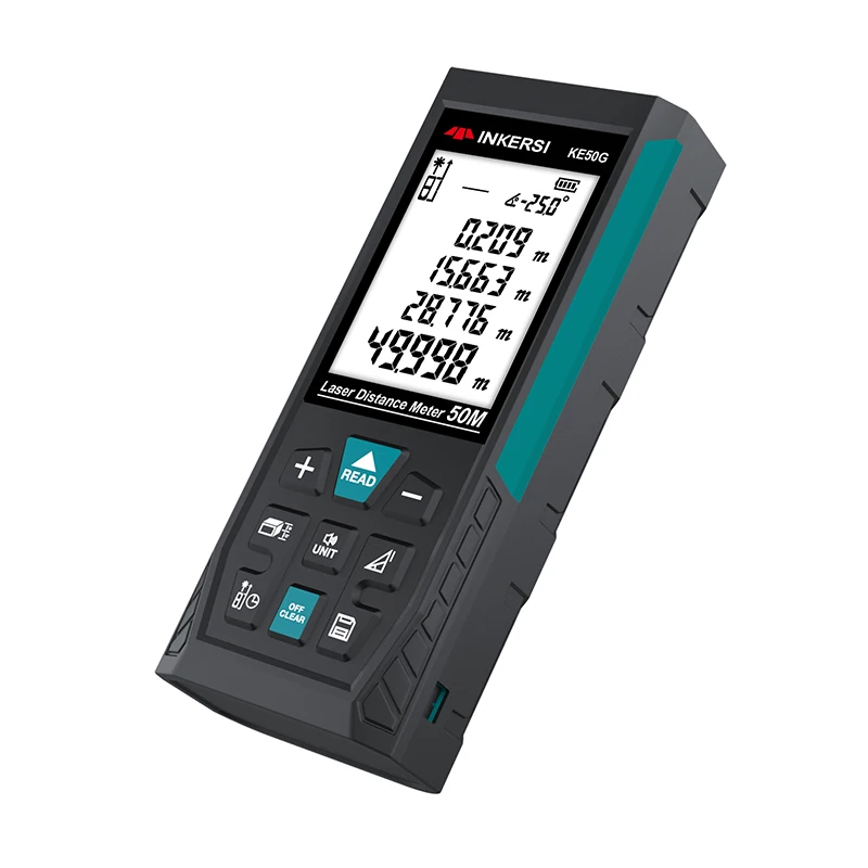 Outil de mesure électronique,mètre à ruban Laser portatif 50M ...