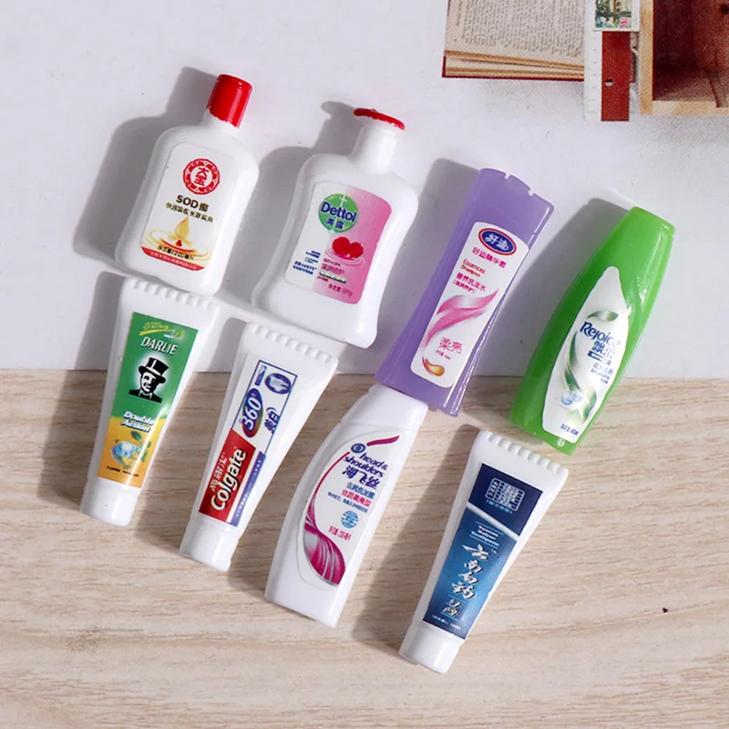 Assorted-Resin-1-12-Miniature-Dollhouse-Shampoo-Bottle-Skin-Care ...