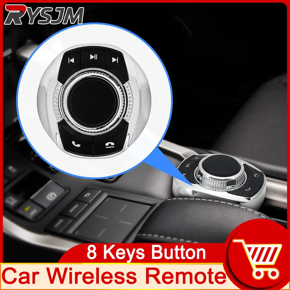 HD-8-Keys-Multi-Function-Universal-Car-Wireless-Remote-Steering-Wheel ...