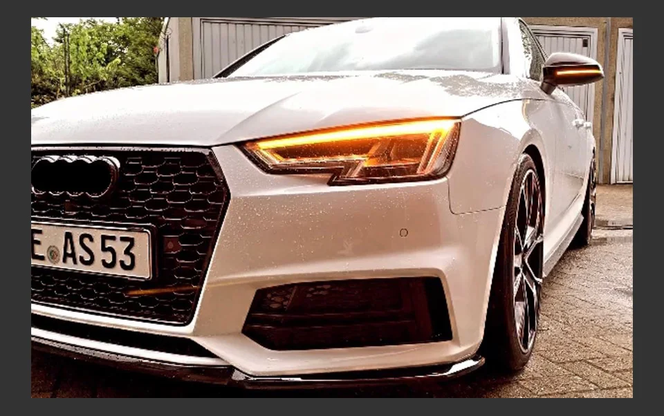 Audi A4 B9 Headlights 2017-2020 A4L LED Headlight Projector Lens DRL H – CAR CRAFT INDIA