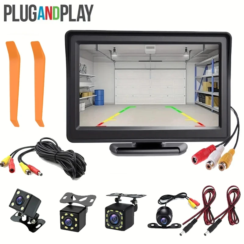 4-3Inch-Rear-View-Camera-Monitor-Screen-Reversing-Camera-for-Car ...