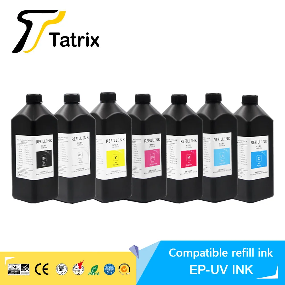 1000ML LED UV 잉크 DX4 DX5 DX6 DX7 DX10 TX800 XP600 엡손 1390 L800 L1800 L805 R1800 R1900 UV 수정 프린터 ...