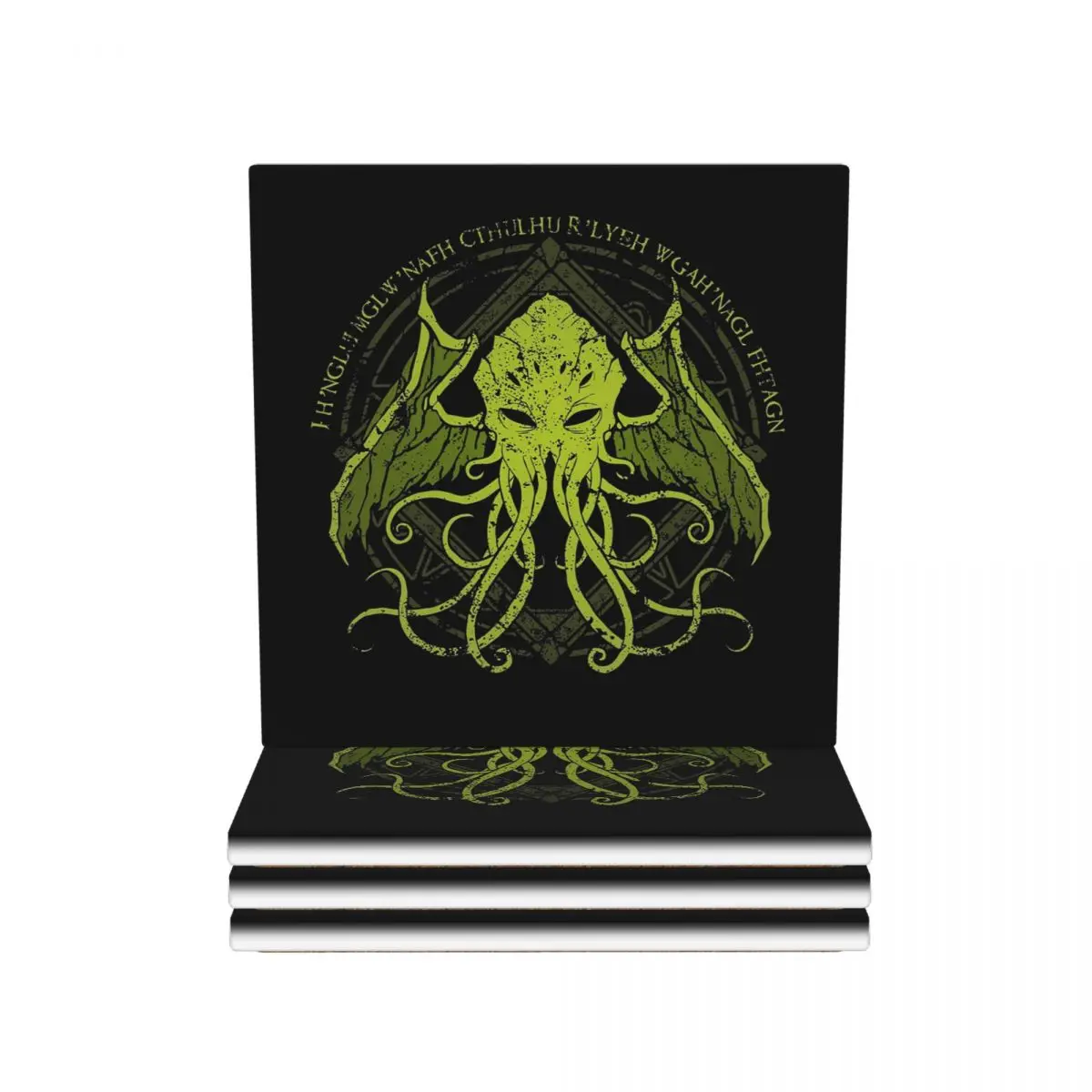 Cthulhu-Lovecraft-Distressed-Chant-Design-V2-Coasters-Ceramics-Heat ...