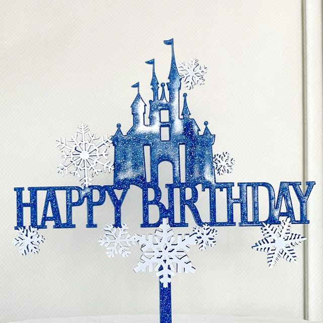 Frozen Castle Cake Topper