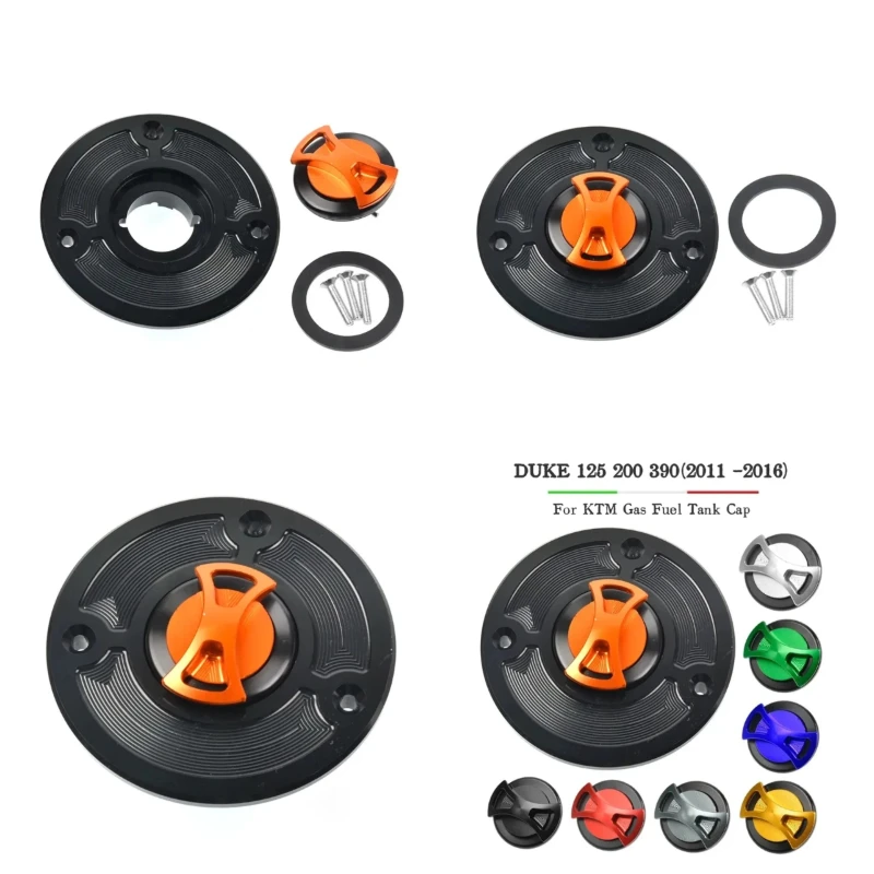 Motorcycle CNC Fuel Tank Cap Cover For KTM DUKE 125 DUke 200 DUKE 390 ...
