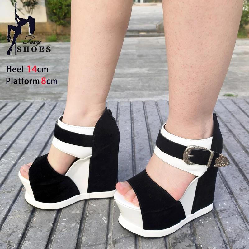 Model-Fashion-Show-Summer-Sandals-8CM-Platform-14CM-Super-High-Heels ...