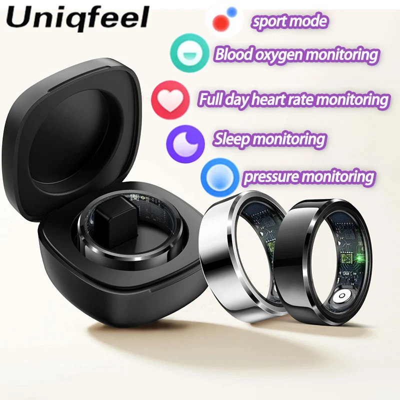 UNIQFEEL-R6-Smart-Ring-Men-Women-Heart-Rate-and-Blood-Oxygen-Monitor ...
