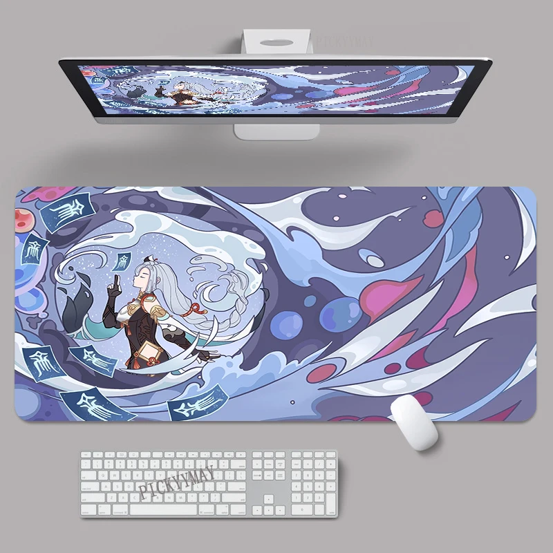 Genshin Impact Large Mouse Mat Office Mousepad Big Gamer Mousepads 39 ...