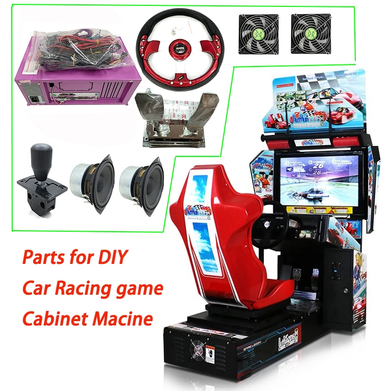 Arcade Kit Outrun Car Racing Motor Driving Simulator Game Motherboard ...