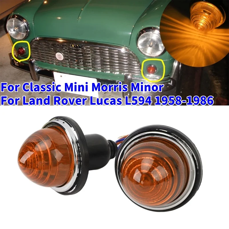 Car Front Rear Turn Signal Light Brake Stop Lamp For Classic Mini ...
