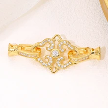 Juya DIY 18K Gold Plated Creative Closure Fasteners Lock Clasps ...
