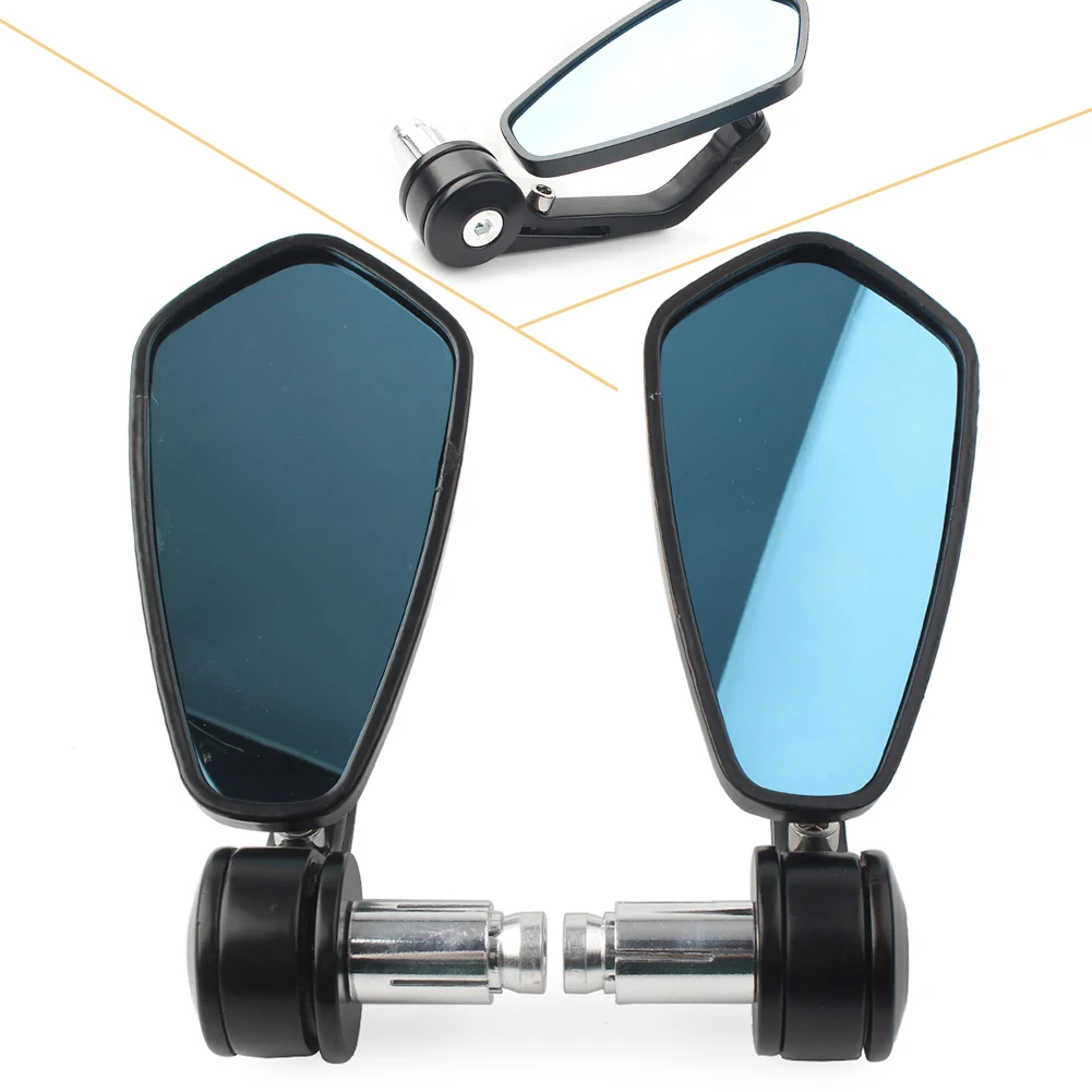 Motorcycle-7-8-22mm-Bar-End-Rearview-Mirrors-Rear-View-Side-Mirror-180 ...