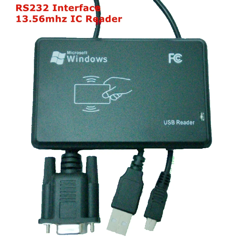 RS232-Inerface-13-56MHZ-RFID-IC-Card-Desktop-USB-Reader-Compatible ...