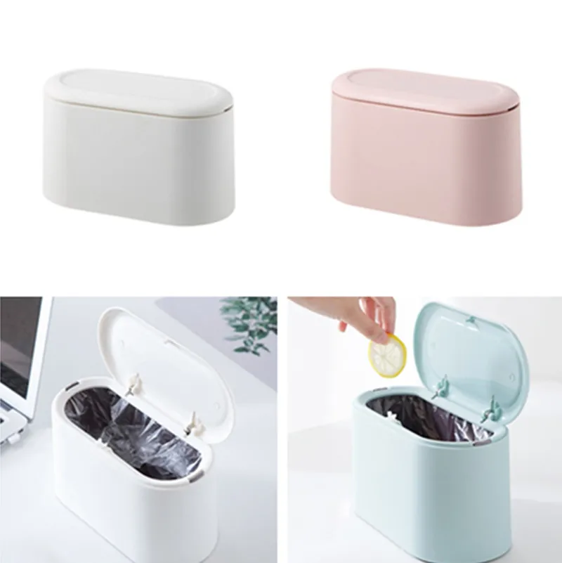 Waste-Bin-Small-Trash-Can-Mini-Desktop-Ashcan-Litter-Trash-Little-Table ...