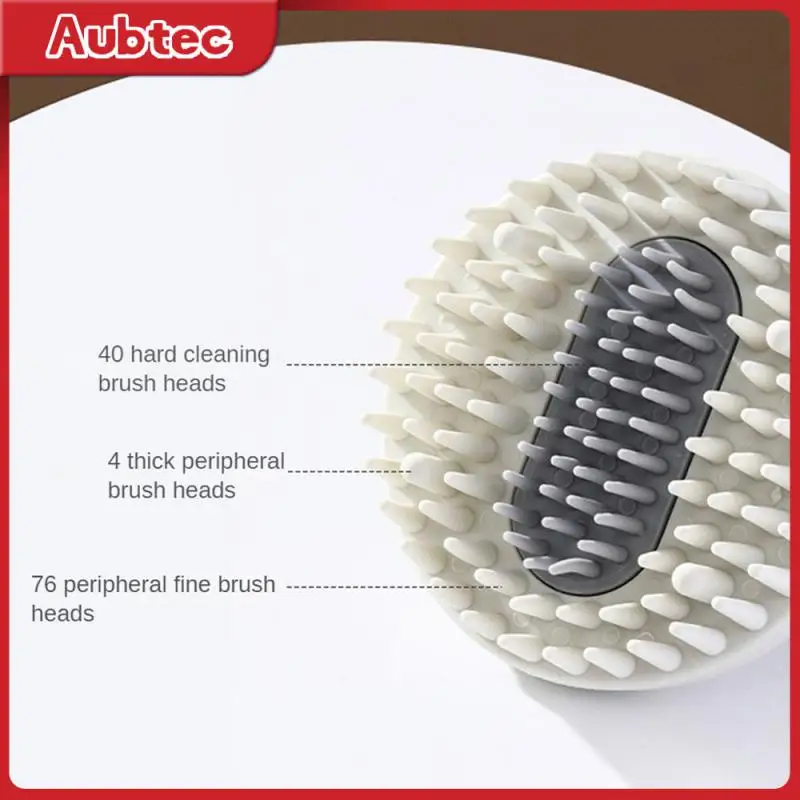 Massage And Activate Collaterals Shampoo Massage Brush Dented Design Antenna Bump Design ...