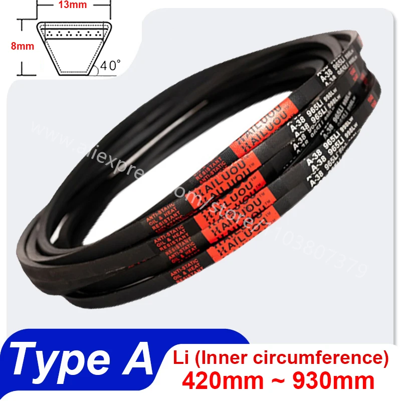 V-Belt-Type-A-Rubber-Drive-Conveyor-Belts-Transmission-Strap-Li-420-464 ...
