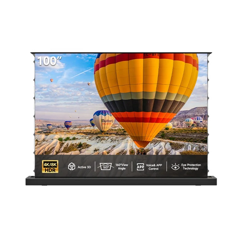 Floor-Projector-Screen-100-Inch-8K-Electric-Floor-Rising-Projector ...